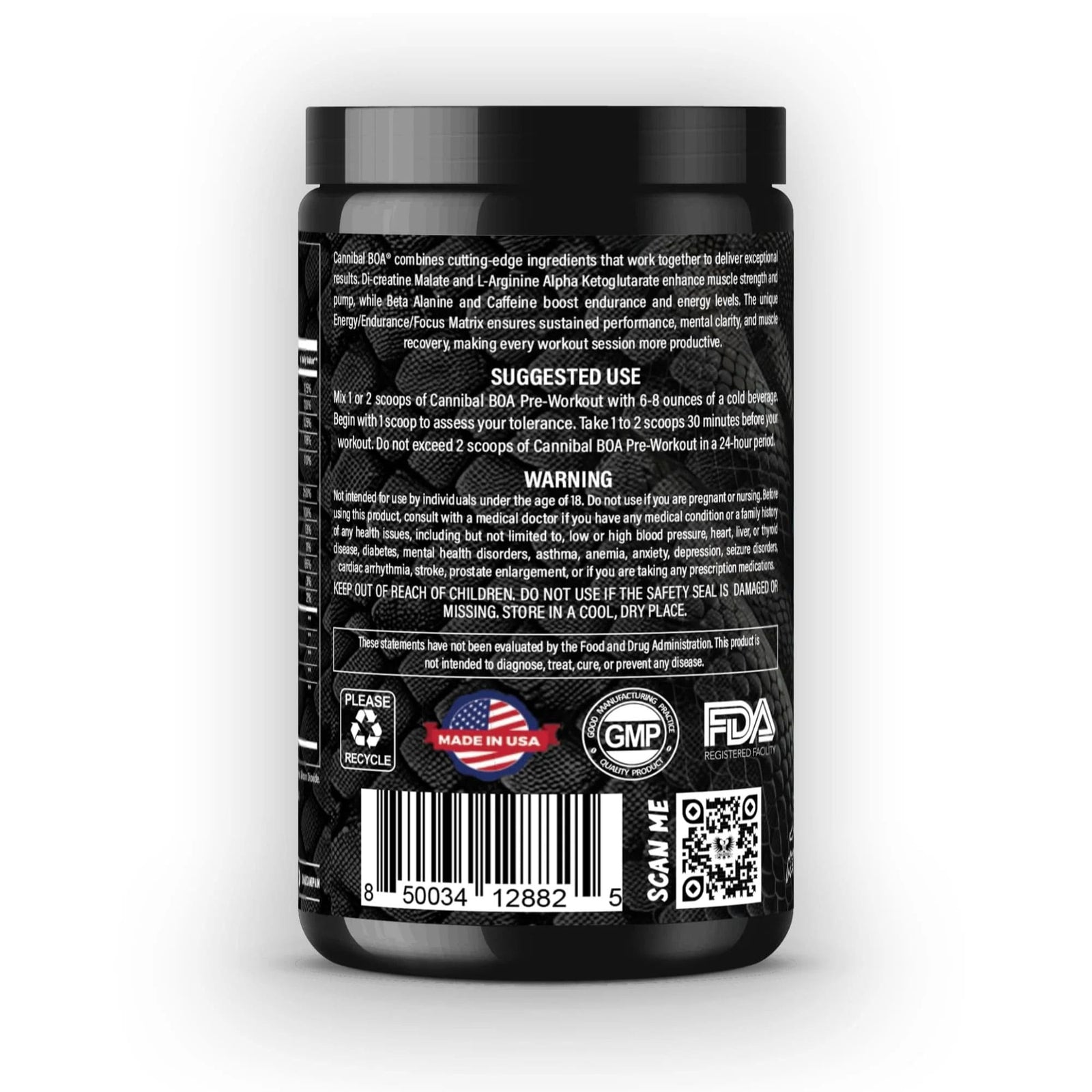 Cannibal BOA Serpent Strike Pre-Workout - Natty Superstore