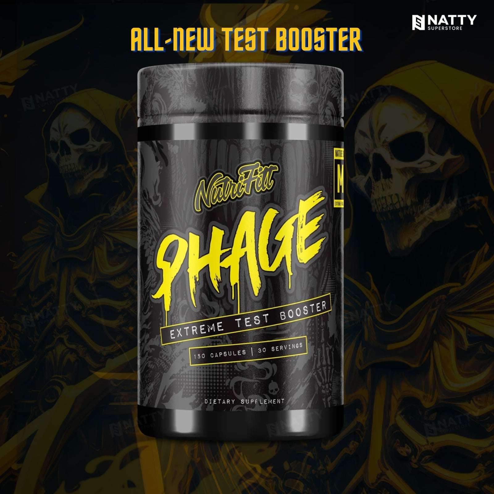 Phage Extreme Test Booster by Nutrifitt - Natty Superstore