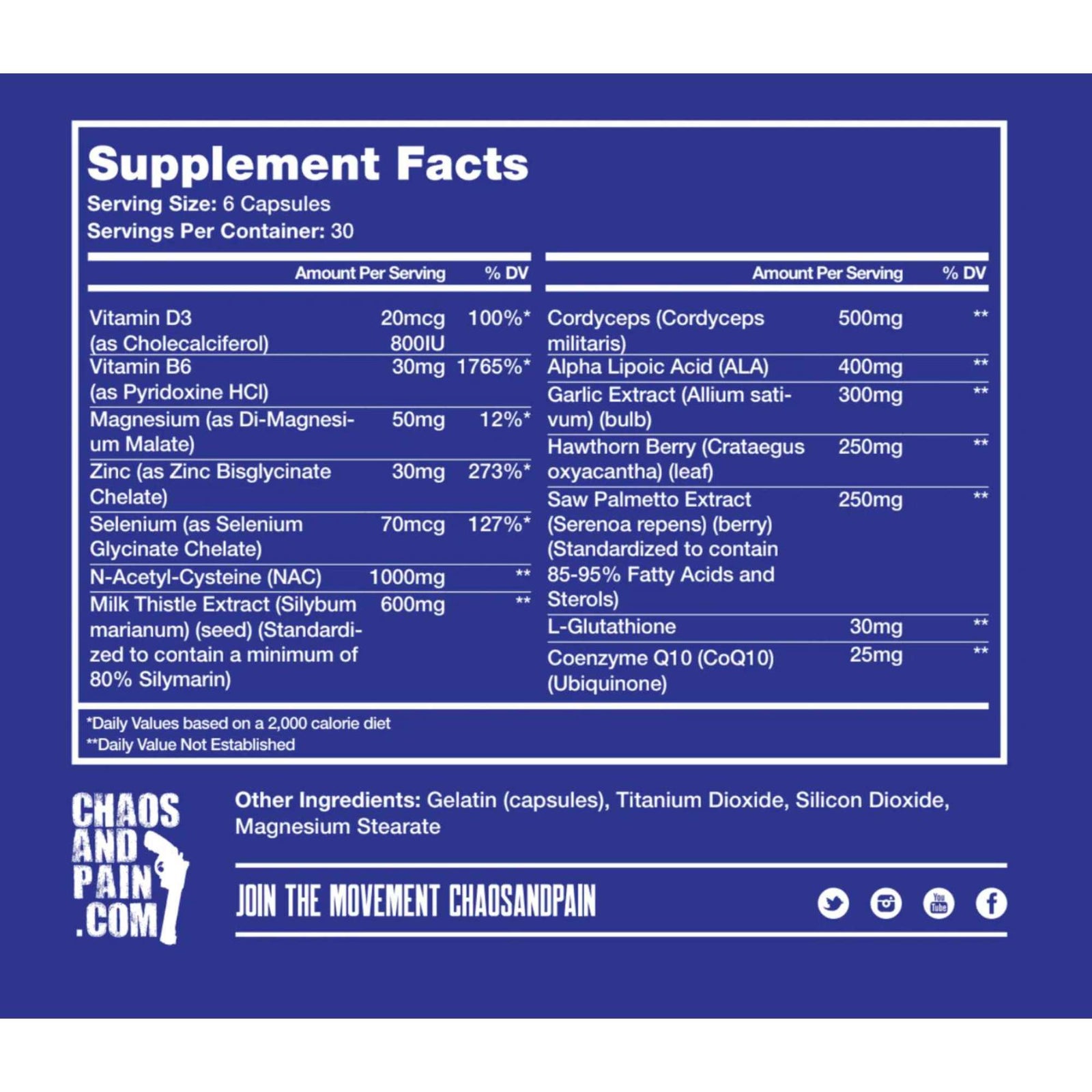 Chemical OD - Liver and Organ Support - Natty Superstore