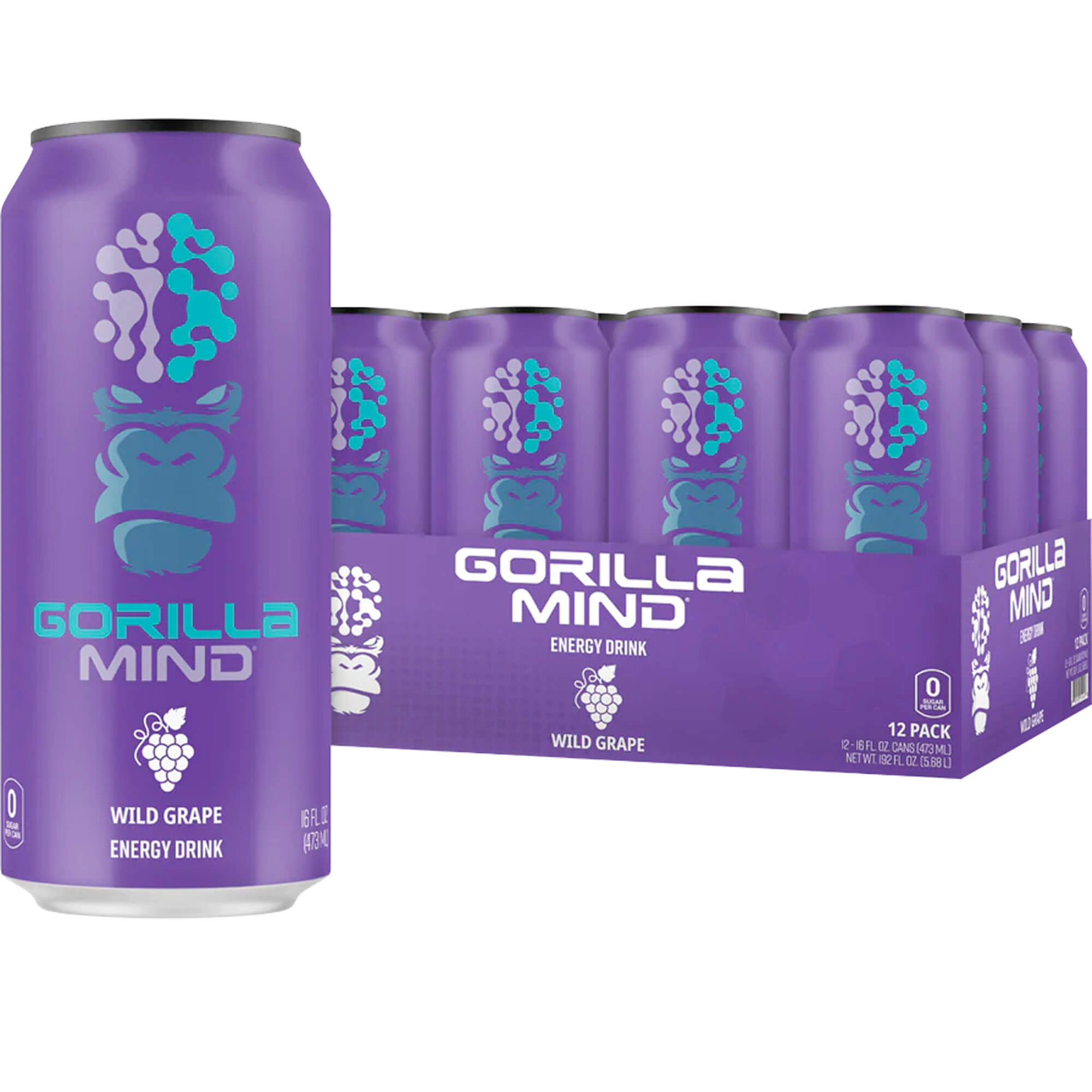 Gorilla Mind Energy Drink - Natty Superstore - $34.99 USD - Gorilla Mind