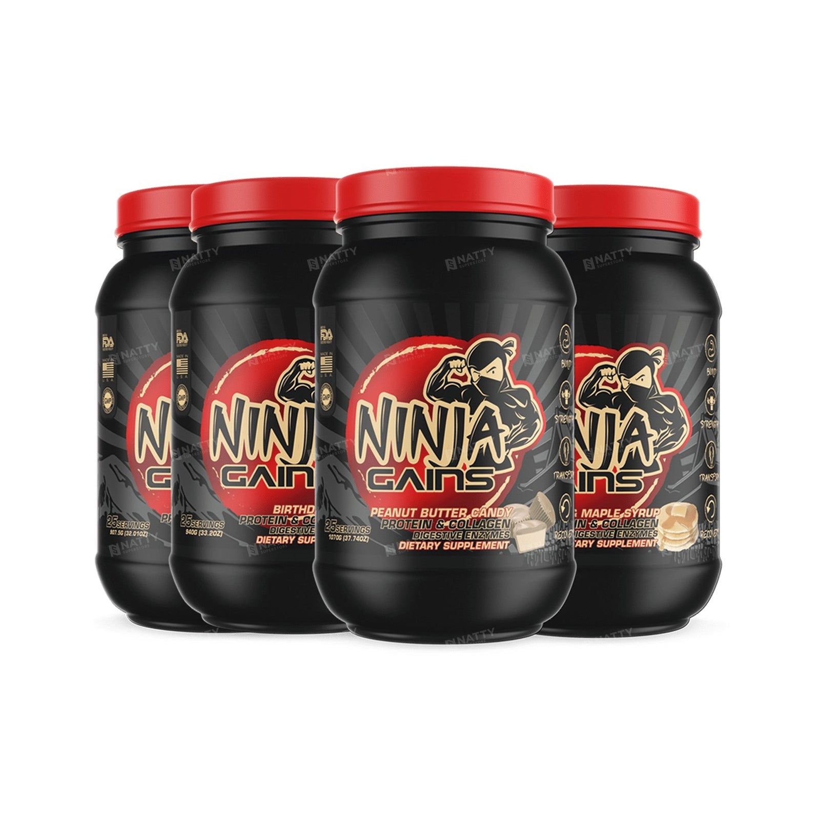 Ninja Gains - Protein Powder and Collagen - Natty Superstore
