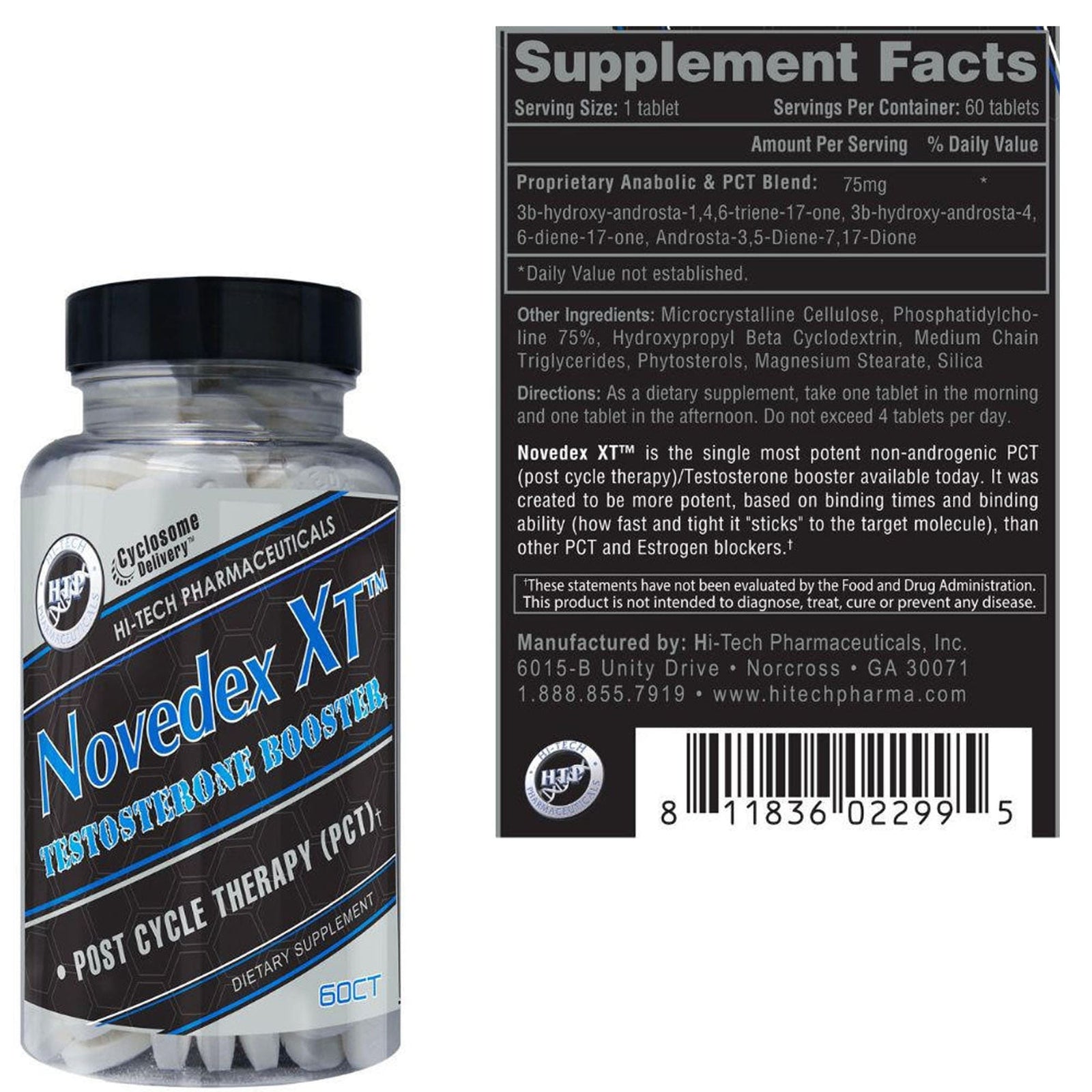 Novedex XT Testosterone Booster by Hi Tech Pharmaceuticals - Natty ...