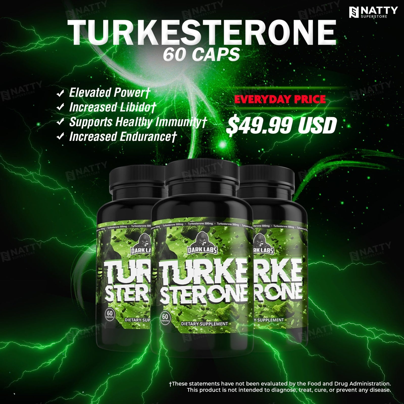 TURKESTERONE 500MG - Natty Superstore - Natty Superstore